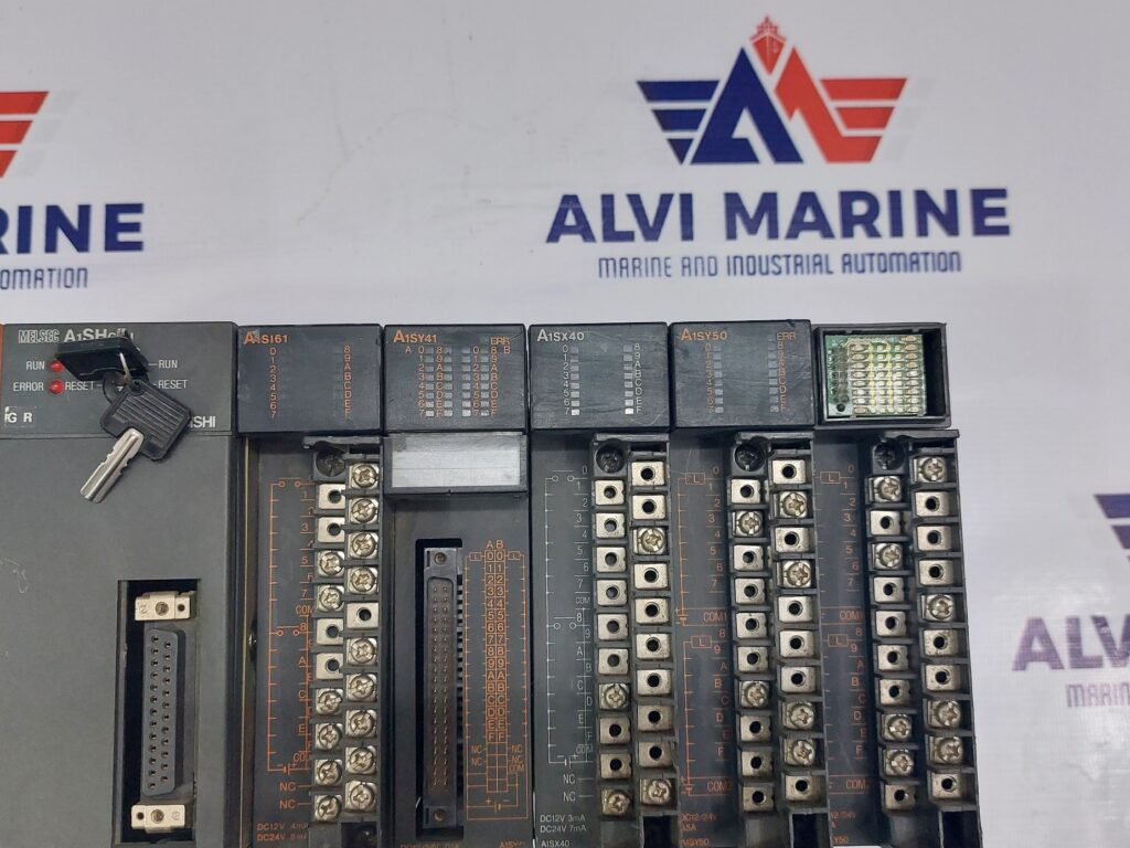 MITSUBISHI ELECTRIC MELSEC A1S61PN A1SHCPU A1SY41 A1SX40 A1SY50 POWER SUPPLY UNIT - Alvi Marine