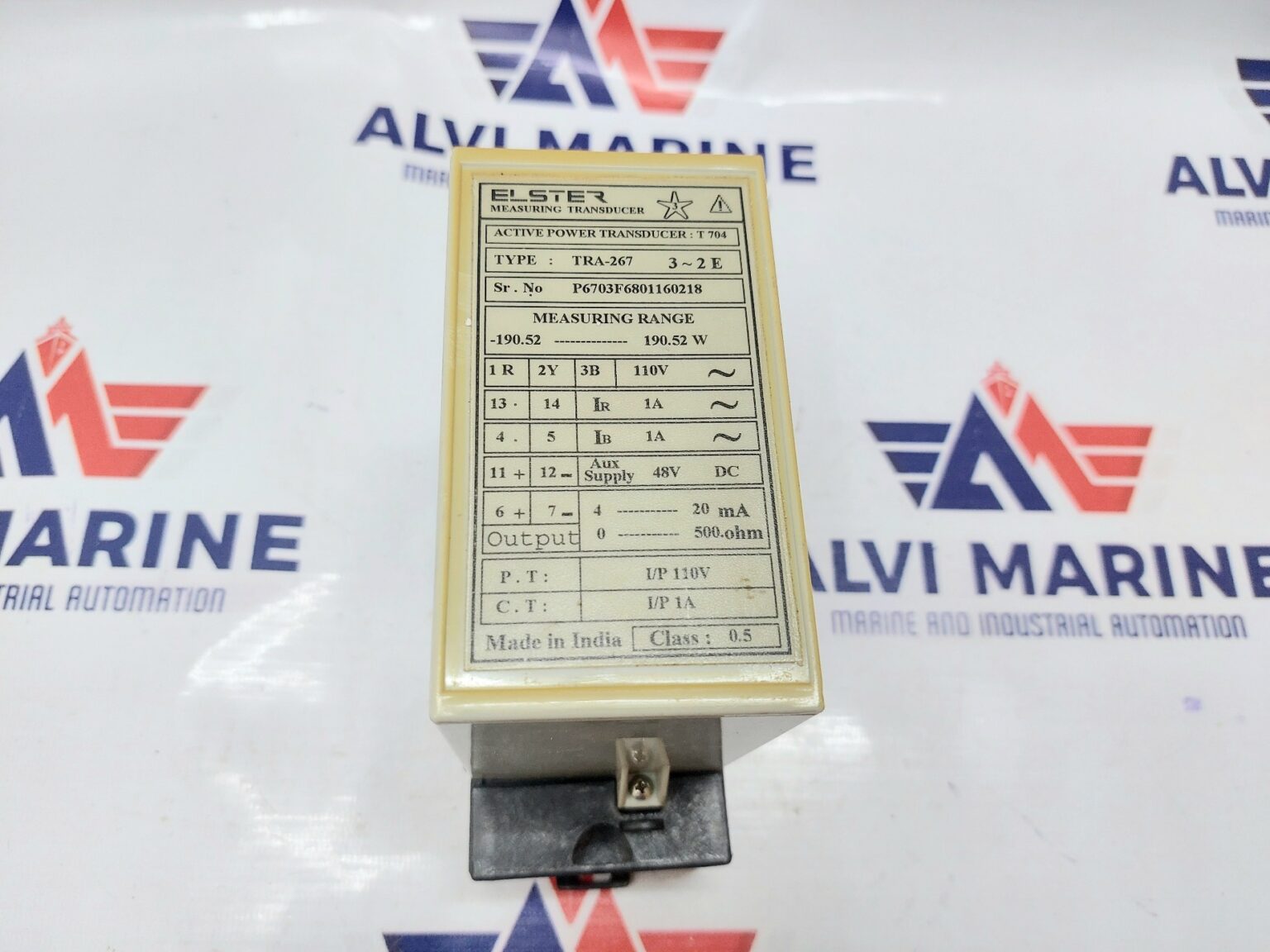 ELSTER TRA-267 MEASURING TRANSDUCER - Alvi Marine