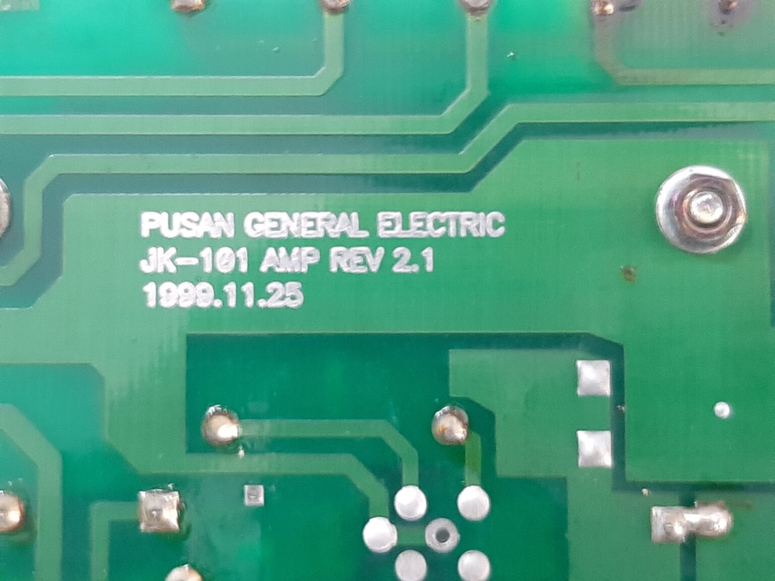 PUSAN JK-101 AMP REV 2.1 PCB CARD - Alvi Marine