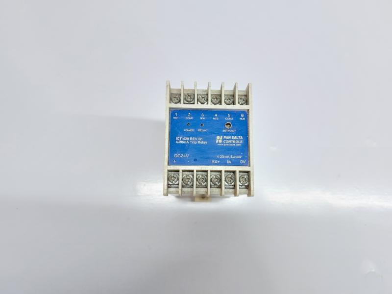 PAN DELTA CONTROLS ICT-420 REV B1 4-20MA TRIP RELAY - Alvi Marine