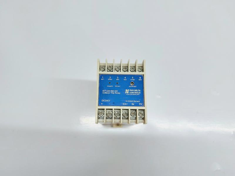 PAN DELTA CONTROLS ICT-420 REV B1 4-20MA TRIP RELAY - Alvi Marine