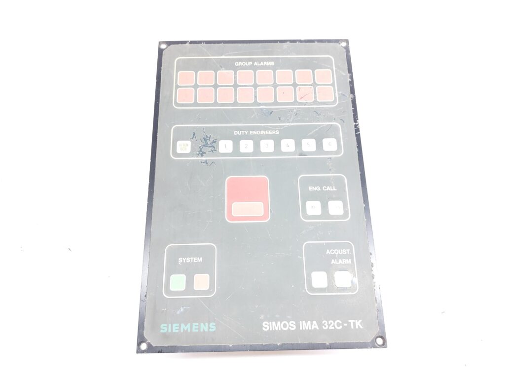 SIEMENS SIMOS IMA 32C-TK CHAMBER PANEL - Alvi Marine