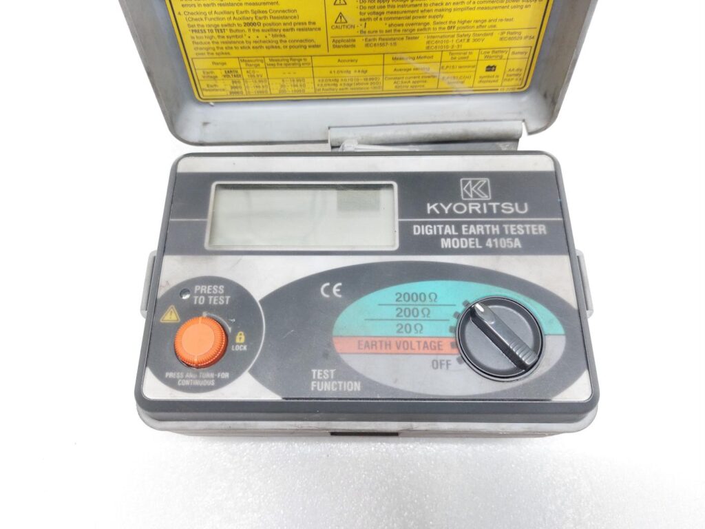 KYORITSU 4105A DIGITAL EARTH TESTER - Alvi Marine