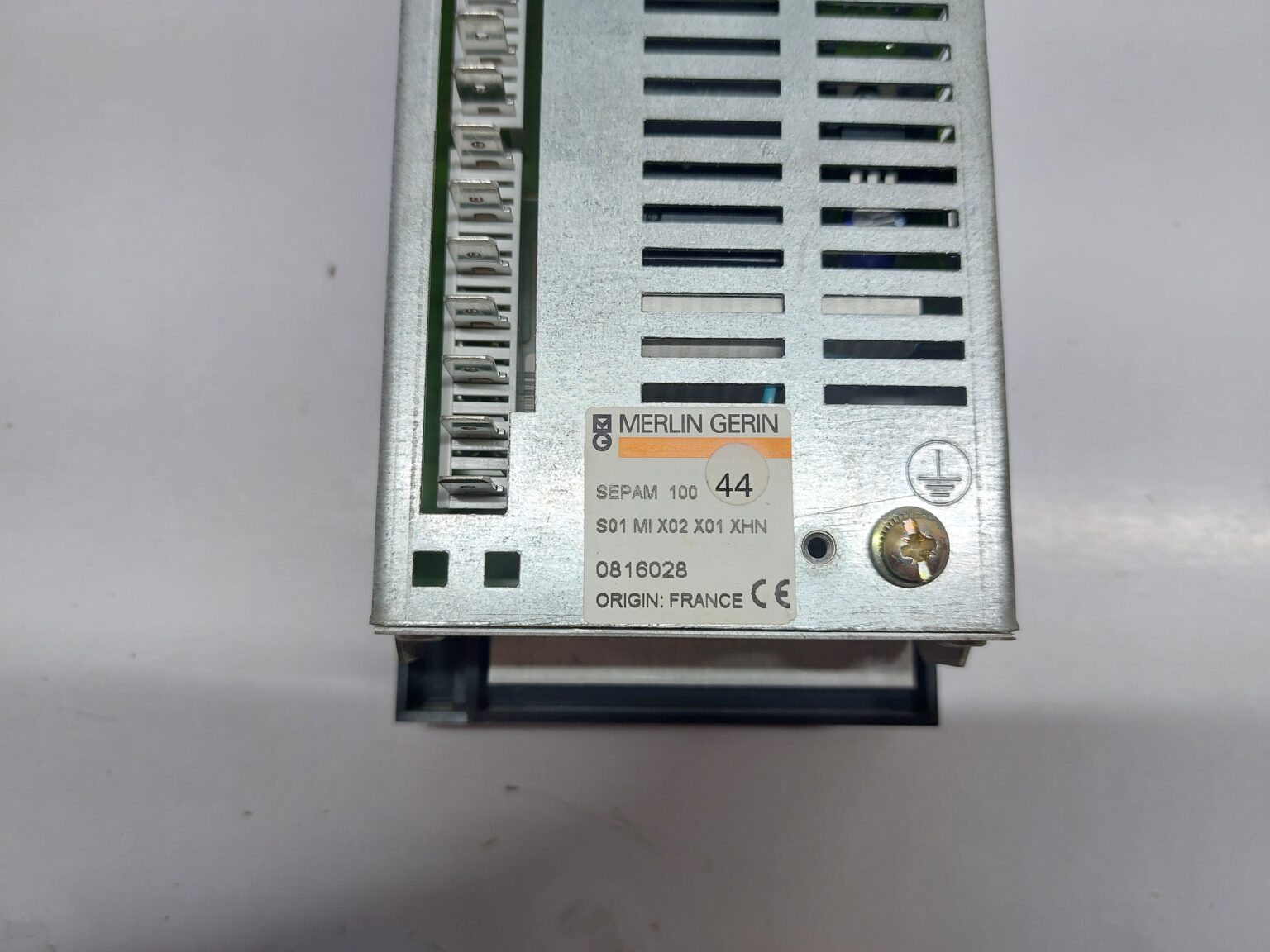 MERLIN GERIN SCHNEIDER ELECTRIC SEPAM 5960159601 PROTECTION RELAY S01 ...